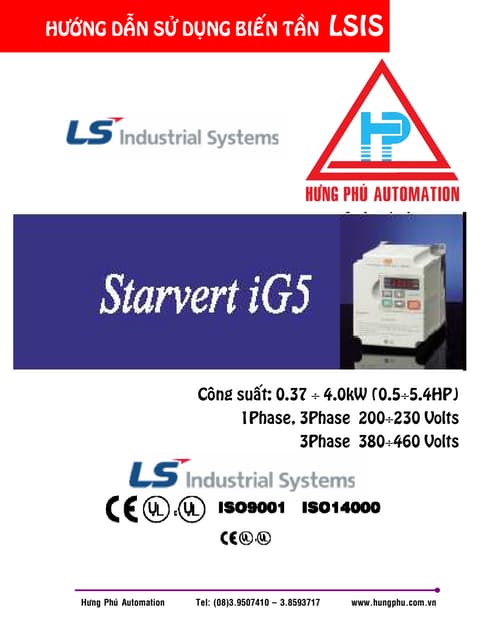 Huong dan chon cong suat bien tan | PDF