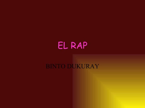 la música rap | PPT