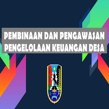 BINWAS PENGELOLAAN KEUANGAN DESA SESUAI KETENNTUAN | PPTX