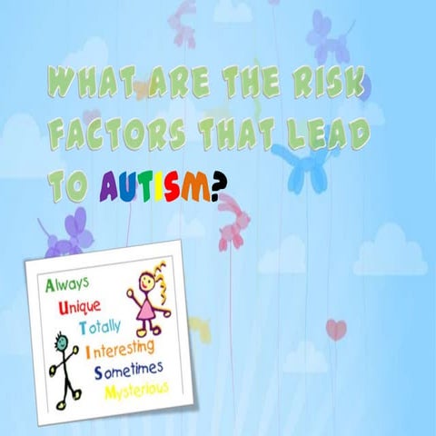 autism risk factors | PPTX
