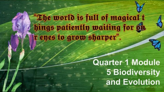 biodiversity and evolution of Grade 9 .pptx