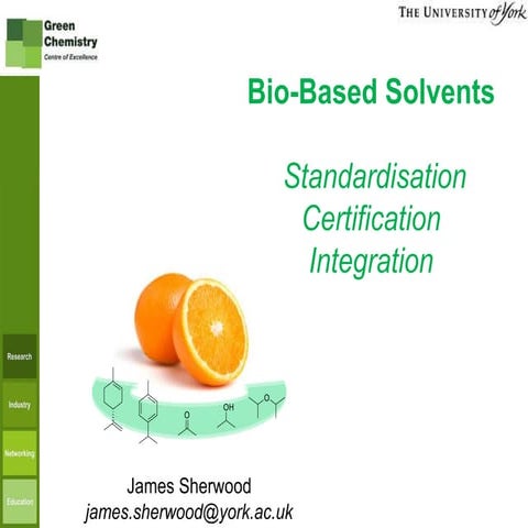 Bio-based solvents | PPT