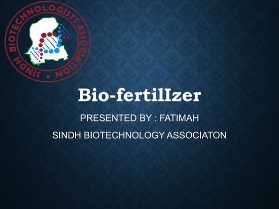 Microorganisms as biofertilizer | PPTX | Agriculture | Industries