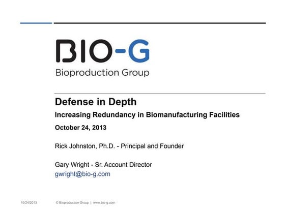 Bio g strategic capacity assessment | PPT