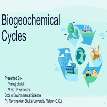 Bio geo-chemical cycles | PPTX