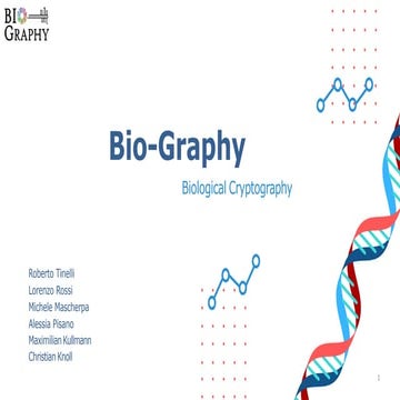 Bio-Graphy pitch | PPT
