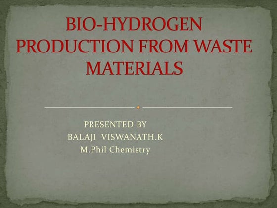Hydrogenases | PPT
