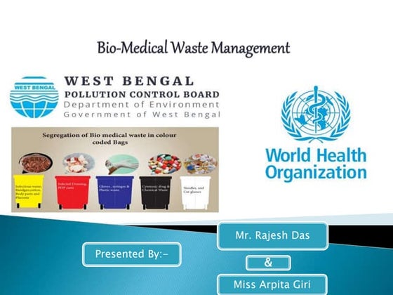 BIO-MEDICA waste management in community | PPT