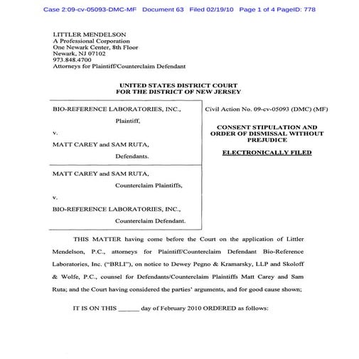 Bio reference - consent stipulation | PDF