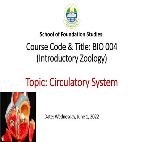BIO 004 - Circulatory System of the body.pdf