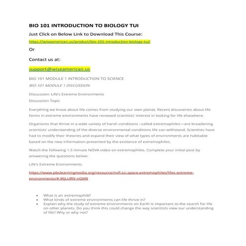 Biology, What is Life? | PPT