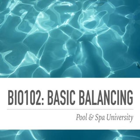 BIO102: Basic Balancing | PPT
