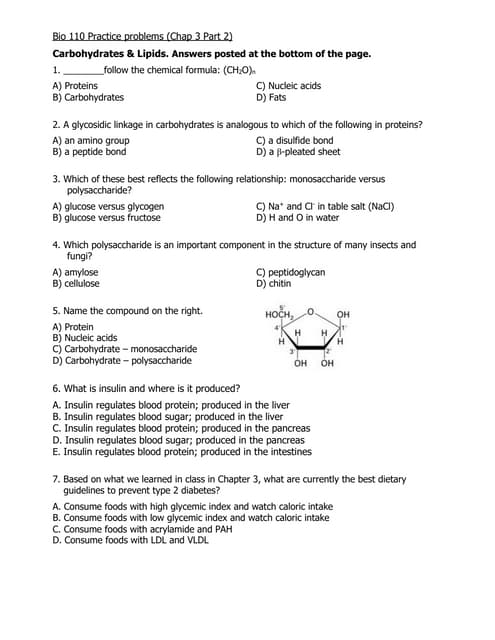 LIPID METABOLISM MCQ QUESTIONS/ ANSWERS pdf | PDF