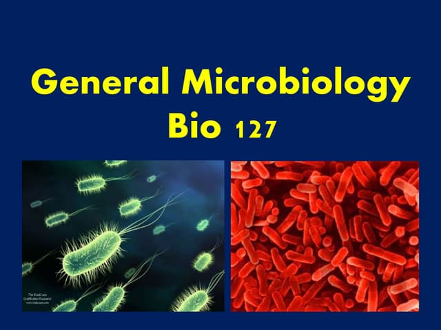 Microbiology unit 1 | PPTX
