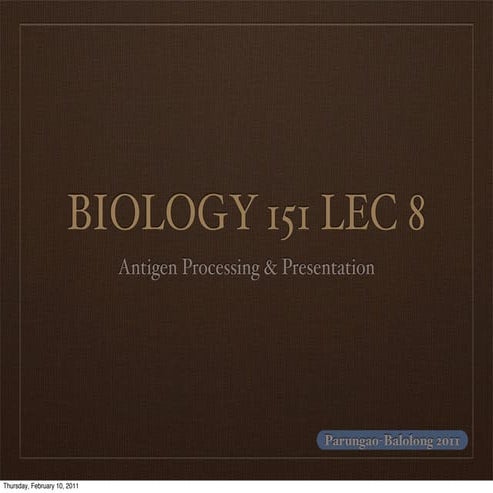 Bio 151 lec 8 app | PDF