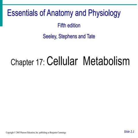 Cellular metabolism | PPT