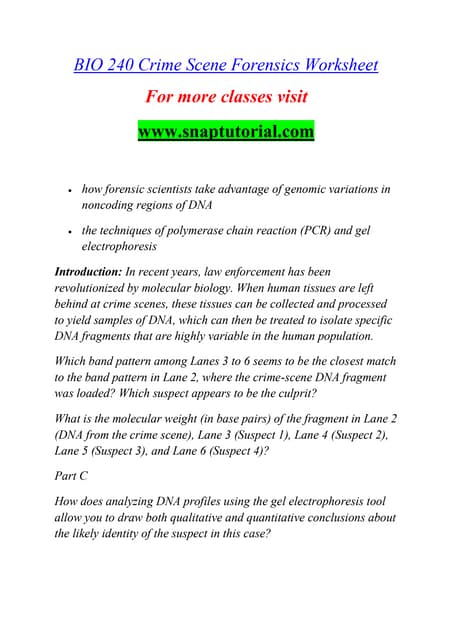 BIO 240 Exceptional Education - snaptutorial.com