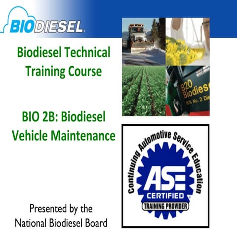 Bio 2B: biodiesel maintenance | PDF