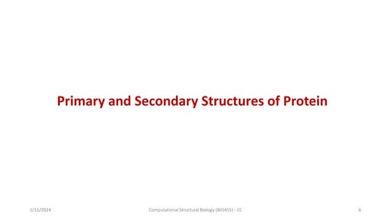 Proteins | PPT