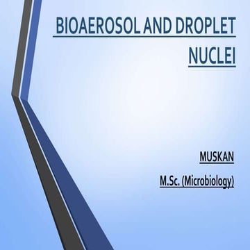 bioaerasol and droplate nuclei.pptx