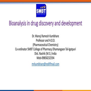 Bioanalysis significance 12 oct 2022.ppt