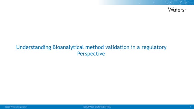 Bioanalytical Method Validation | PDF