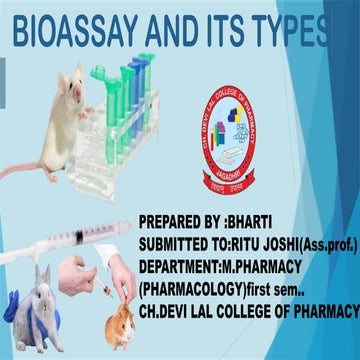 Bioassay: Definition, Classification, Principle, Methods, and ...