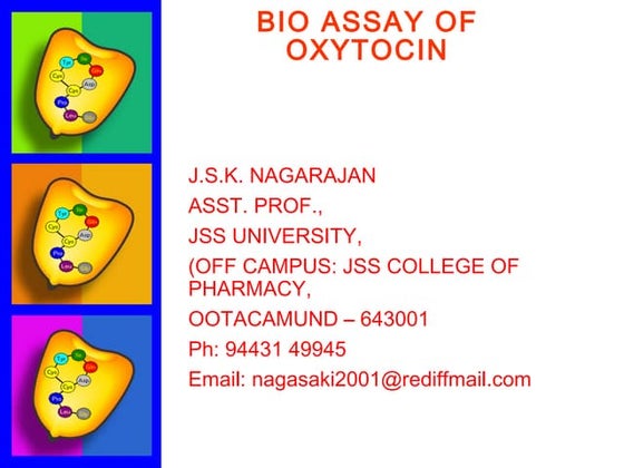 Expt. 6 Bioassay of histamine using guinea pig ileum by matching method ...