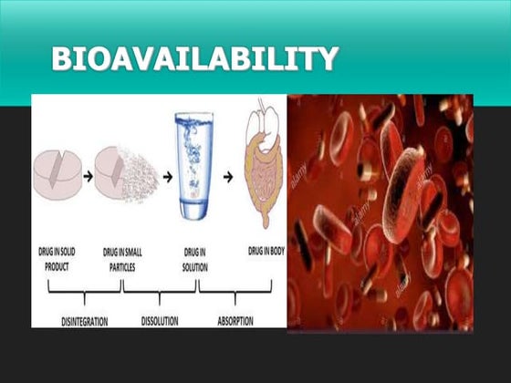 Bioavailability and bioequivalence | PPTX
