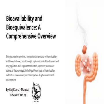 Bioavailability and Bioequivalence A Comprehensive Overview on ...