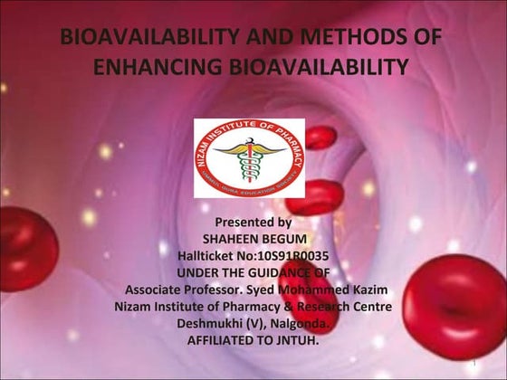 BIOAVAILABILITY AND BIOEQIVALENCE | PPTX | Pharmaceutical Industry ...