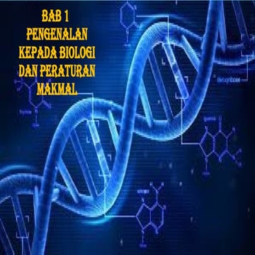 BIO BAB1 F4.pptx Pengenalan kepada biologi | PPTX