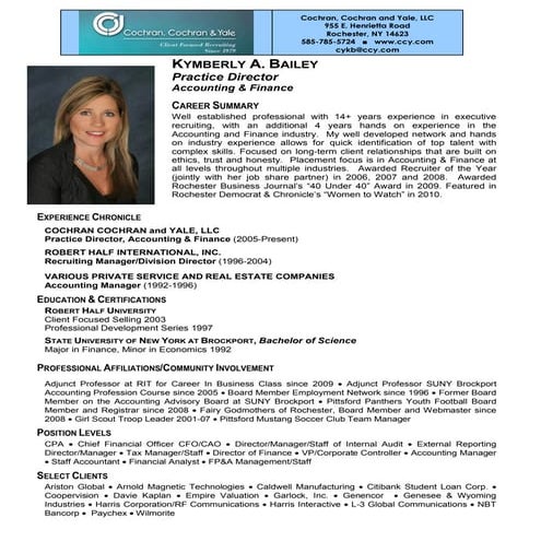 Bio Bailey Kym | PDF