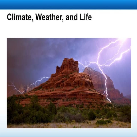 Climate, Weather and Life - Biology SAVVAS | PPT