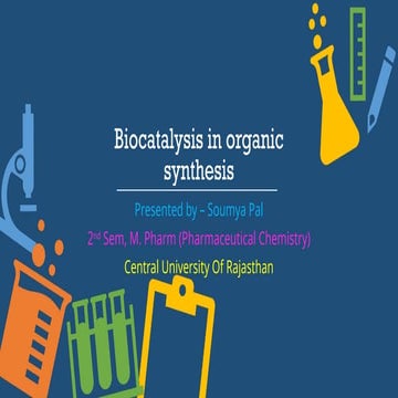 Biocatalysis in organic synthesis .pptx