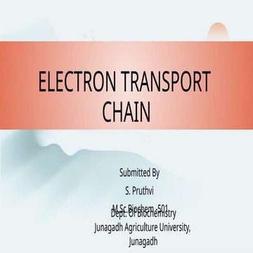 Electron transport chain AND its complexes .pptx
