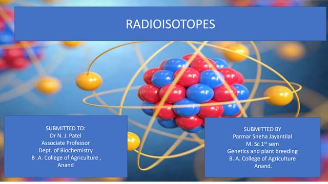 Uses of radioisotopes | PDF