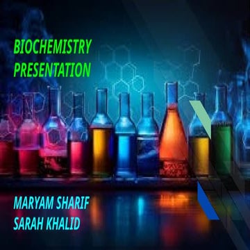 PPT ON PHYSIO-CHEMICAL PROPERTIES,BIOCHEMISTRY | PPTX