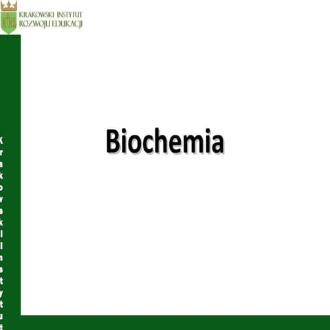 Biochemia | PPT
