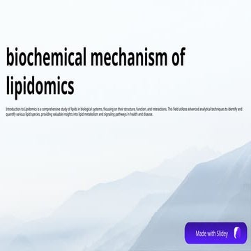 biochemical mechanism of lipidomics.pptx