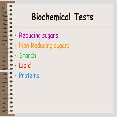 Biochemical tests presentation | PPT