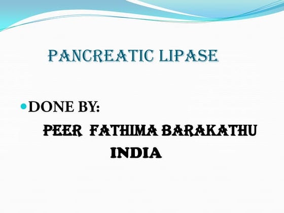 PANCREATIC FUNCTION TESTS | PPTX