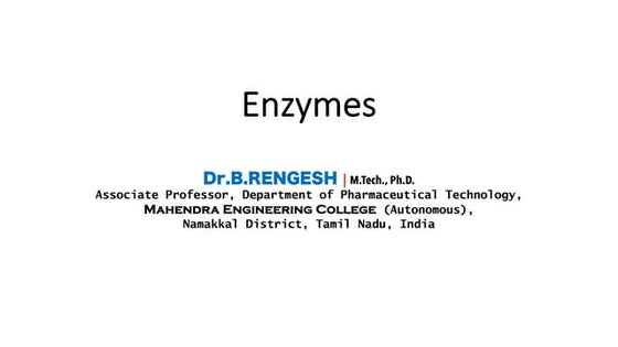 Biochemistry Lecture Notes Proteins Ppt