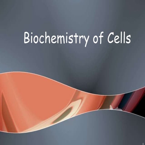 Cellular Biochemistry | PPTX
