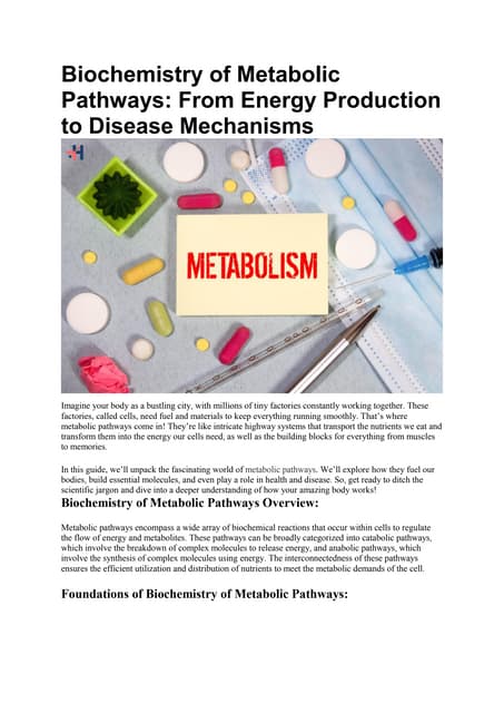Introduction to metabolism | PPT