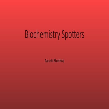 Biochemistry Spotters SHOWING VARIOUS INSTRUMENTS | PPTX
