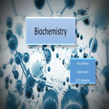 Biochemistry unit 1.pptx | Endocrine and Metabolic Diseases | Diseases ...
