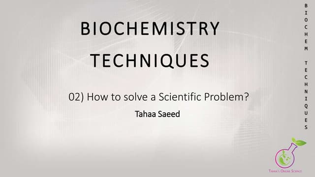 Biochem Techniques Online Lecture 2.pptx Biochem Techniques Online Lecture 2.pptx