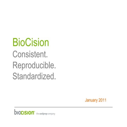 BioCision Product Overview Clinical | PDF
