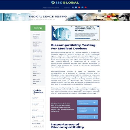 Biocompatibility testing | I3cglobal.com.pdf
